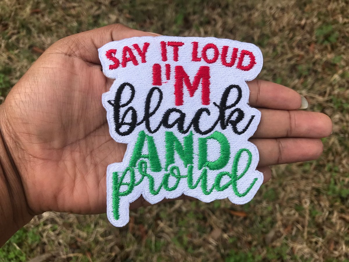 Black & Proud Patch | Universal Sankofa