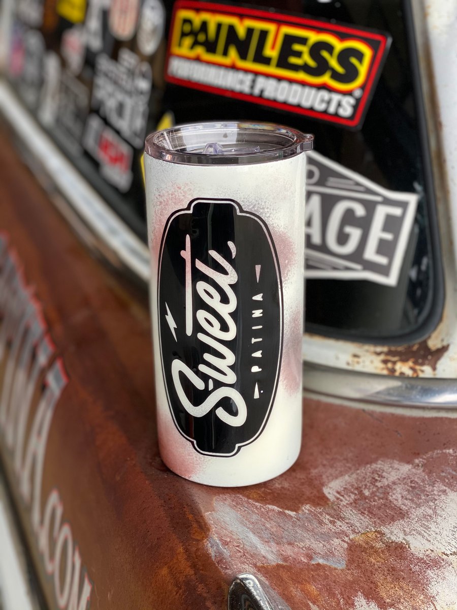 White Bolt Custom Cup | Sweet Patina