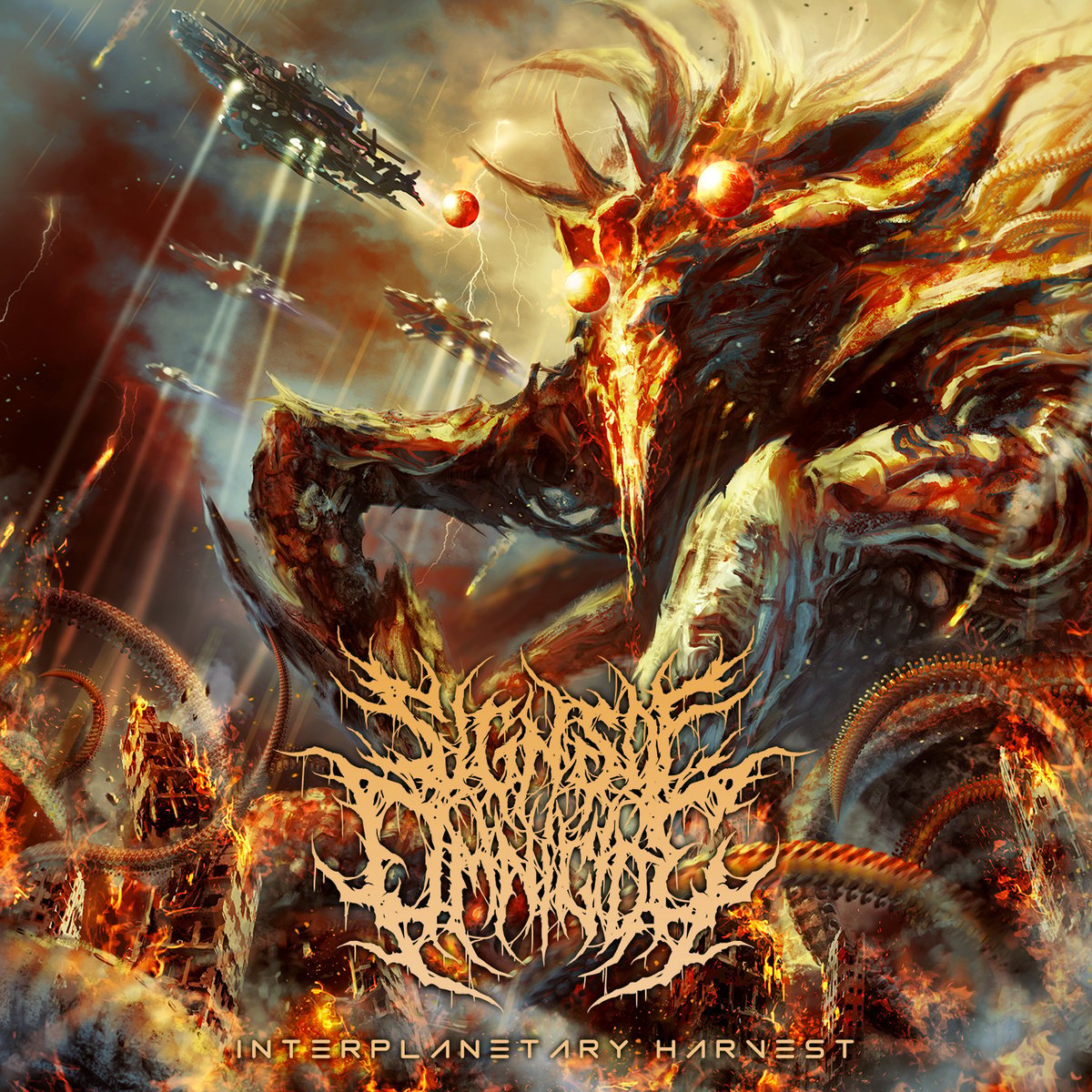 SIGNS OF OMNICIDE - Interplanetary Harvest CD | RISING NEMESIS RECORDS