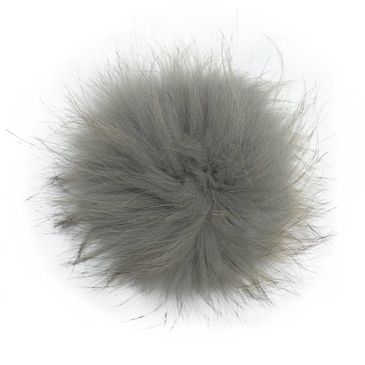 Pale Grey Pom Pom | POMSKII | Luxury Pom Pom Hats | Winter Bobble Hats