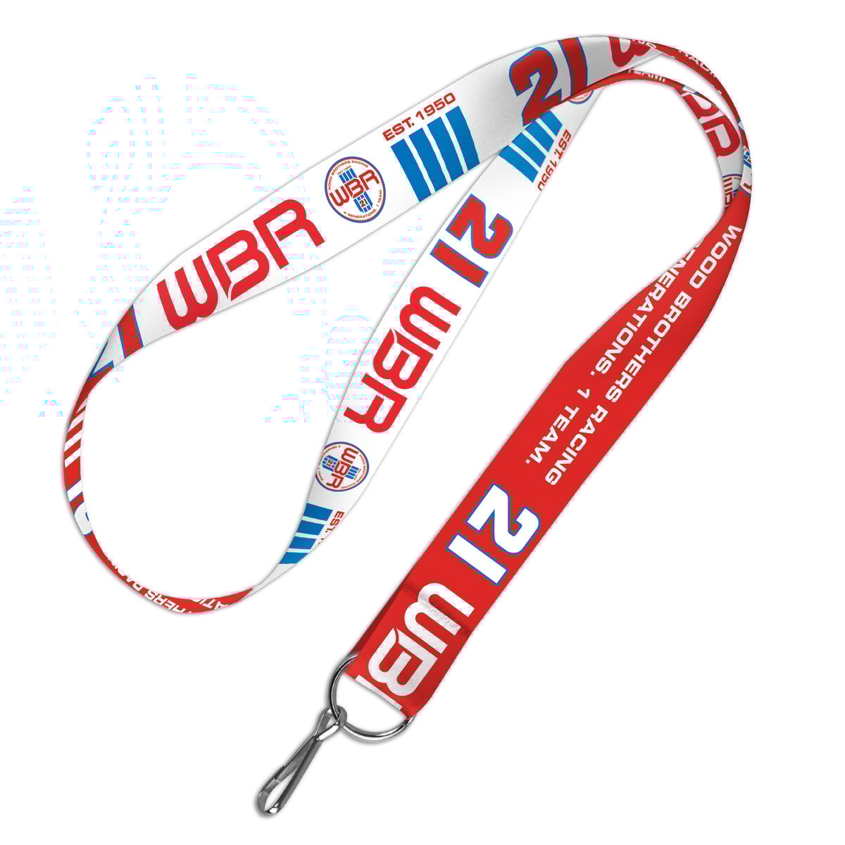 Wood Brothers Racing — 2021 Team Lanyard with Credential Pouch