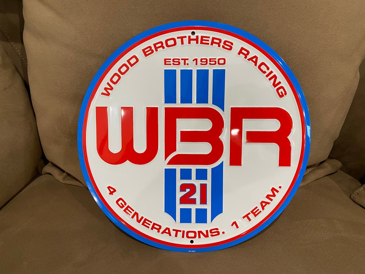 Wood Brothers Racing — 2021 Logo Sign