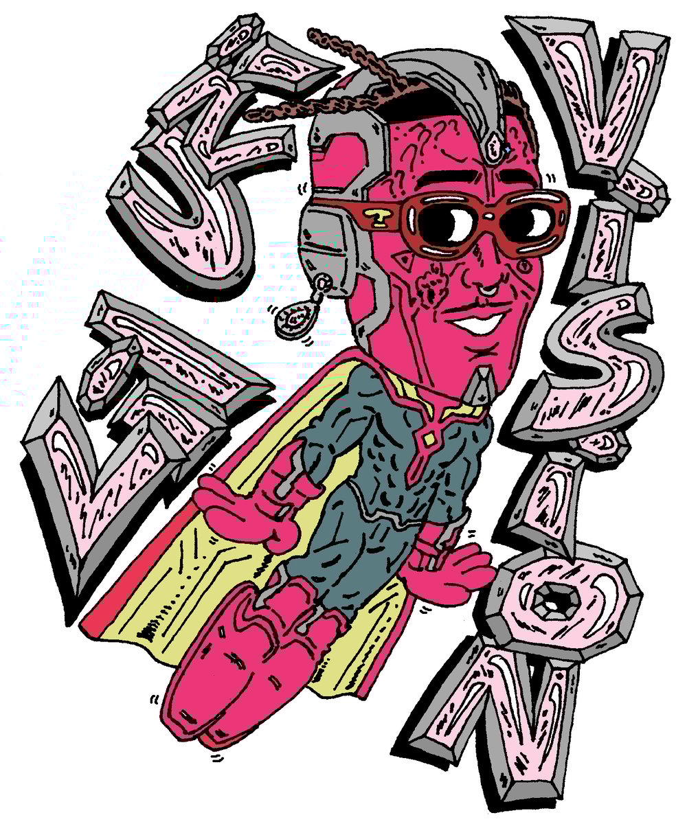 LIL UZI VISION PRINT | FRKO