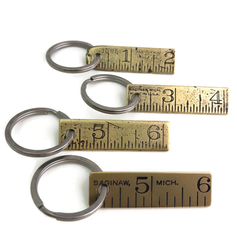 ruler key ring | Connie Verrusio
