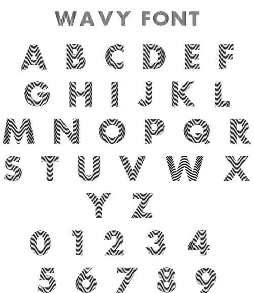 WAVY FONT SERIES | The Art of A King