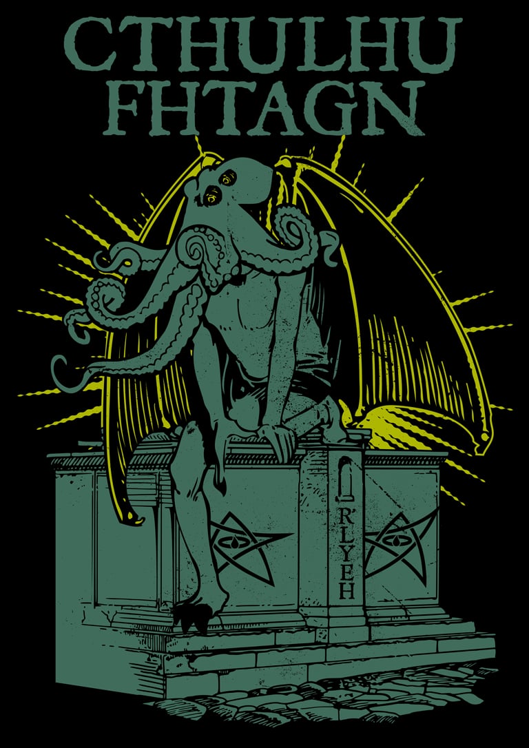 Cthulhu : Dead yet dreaming (Indian Sizes only, see linked size chart ...