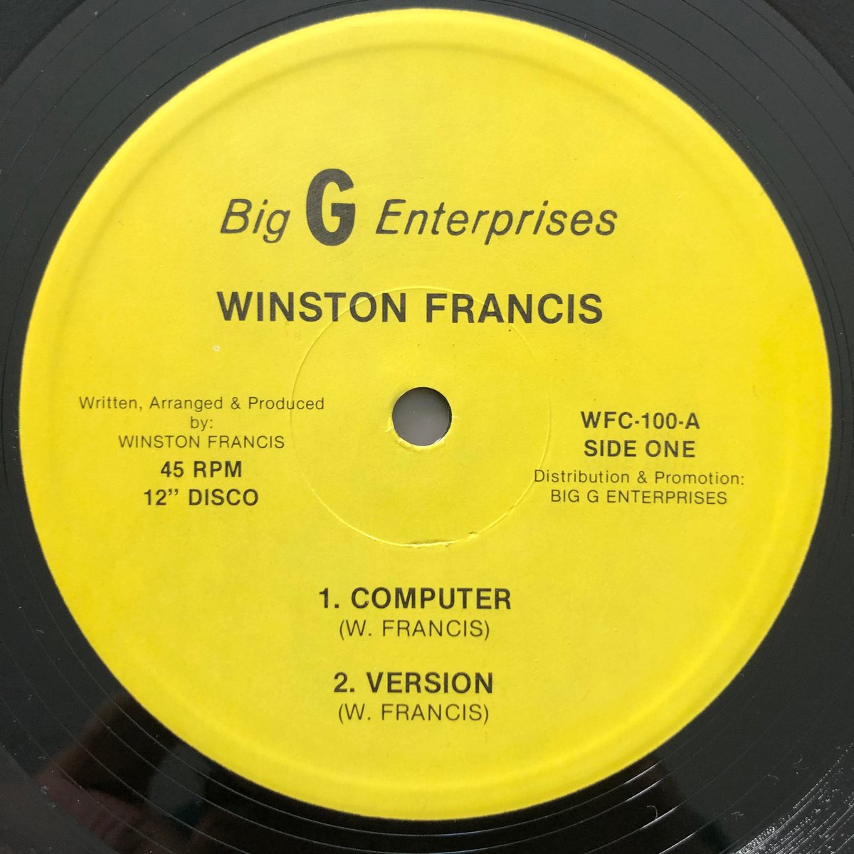 Winston Francis - Computer | Mixed Reviews Records