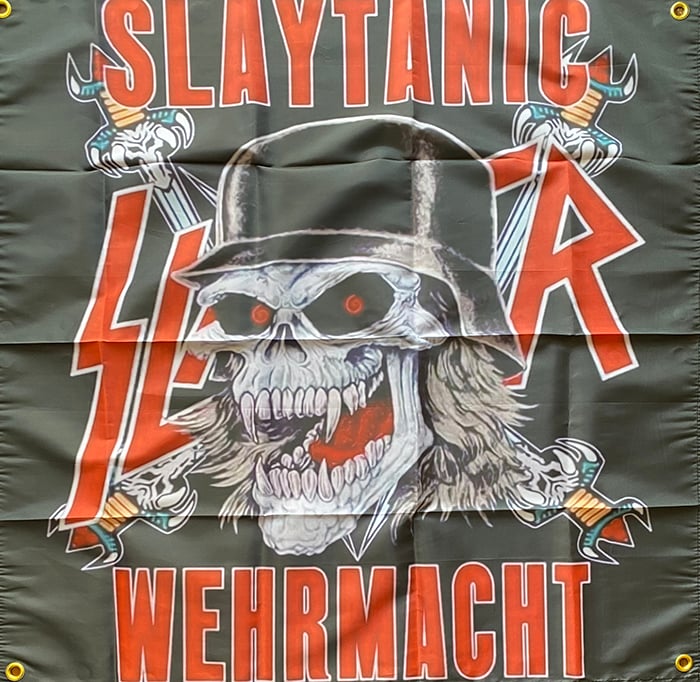Slaytanic Wehrmacht - Slayer Flag / Banner / Tapestry | Necroharmonic