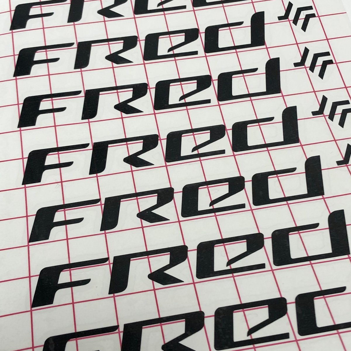 Fred Transfer Sticker | Tim Willis