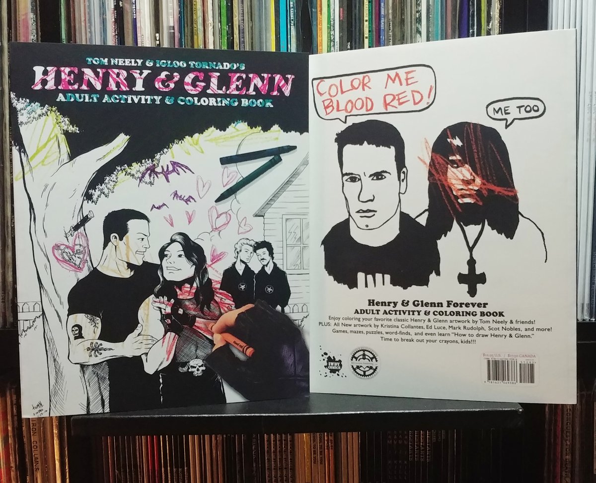Henry & Glenn Forever - Adult Activity & Colouring Book | All Ages Records