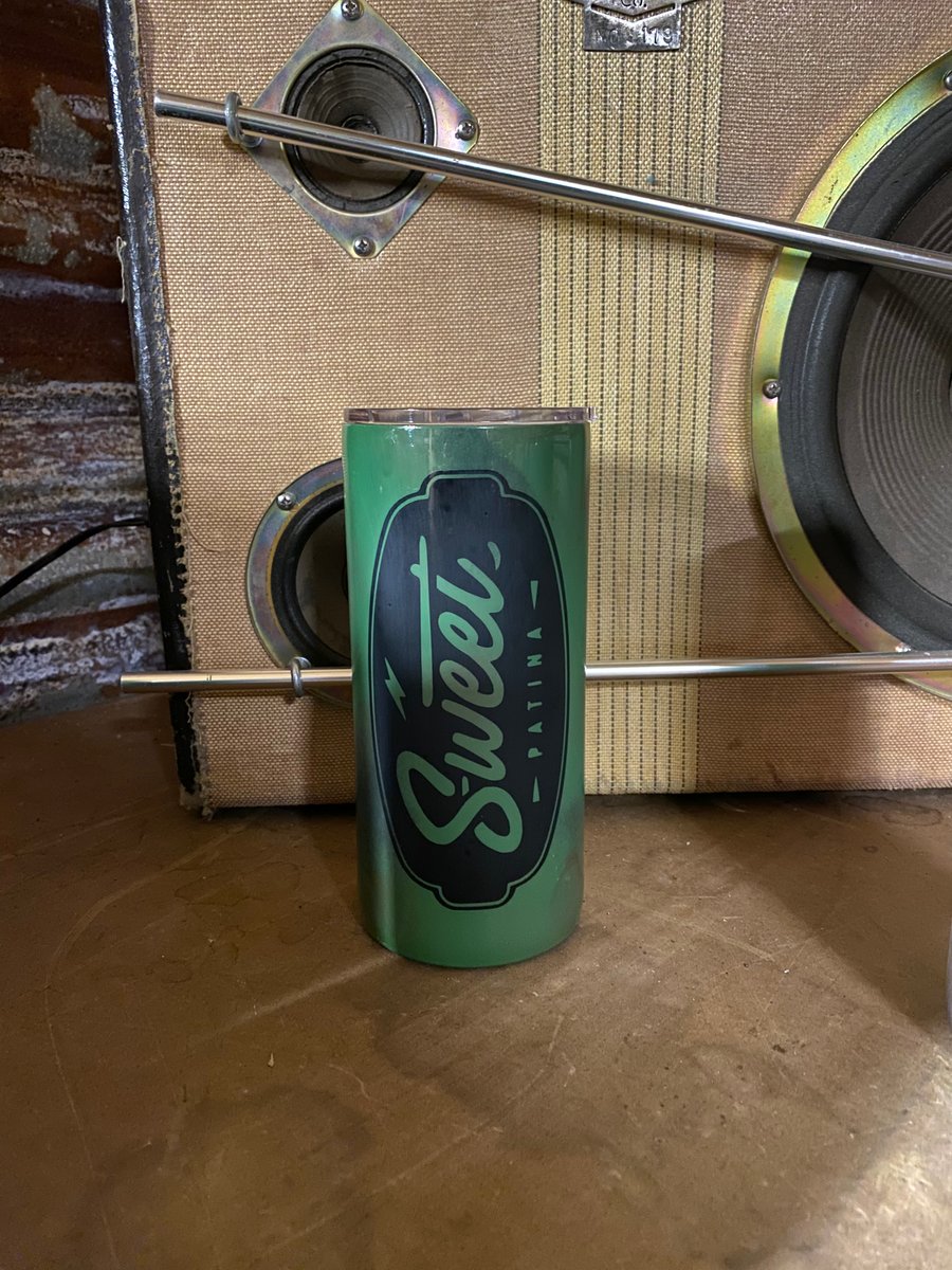 Green Bolt Custom Cup | Sweet Patina