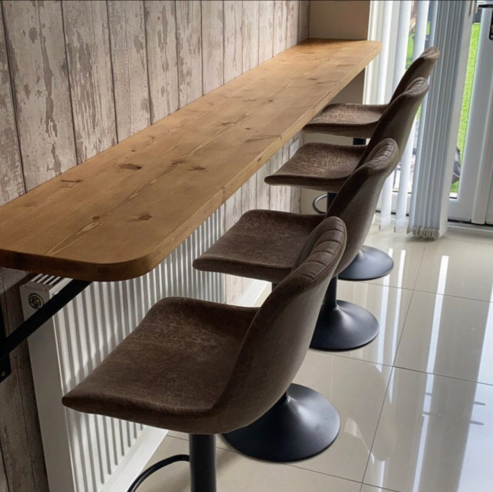 Industrial Breakfast Bar/Bench / Betty's Interiors