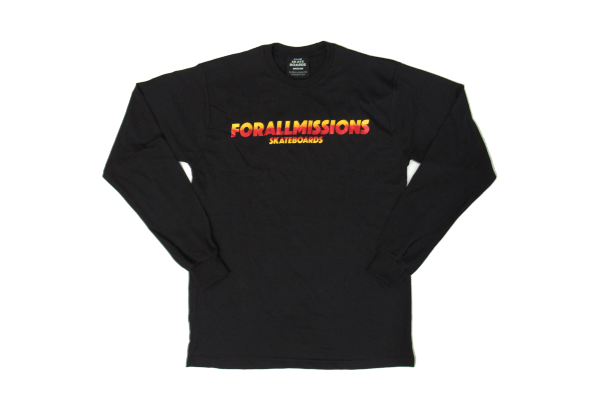 Block Logo Mango Fade Long Sleeve | For All Missons Skateboards Fam ...
