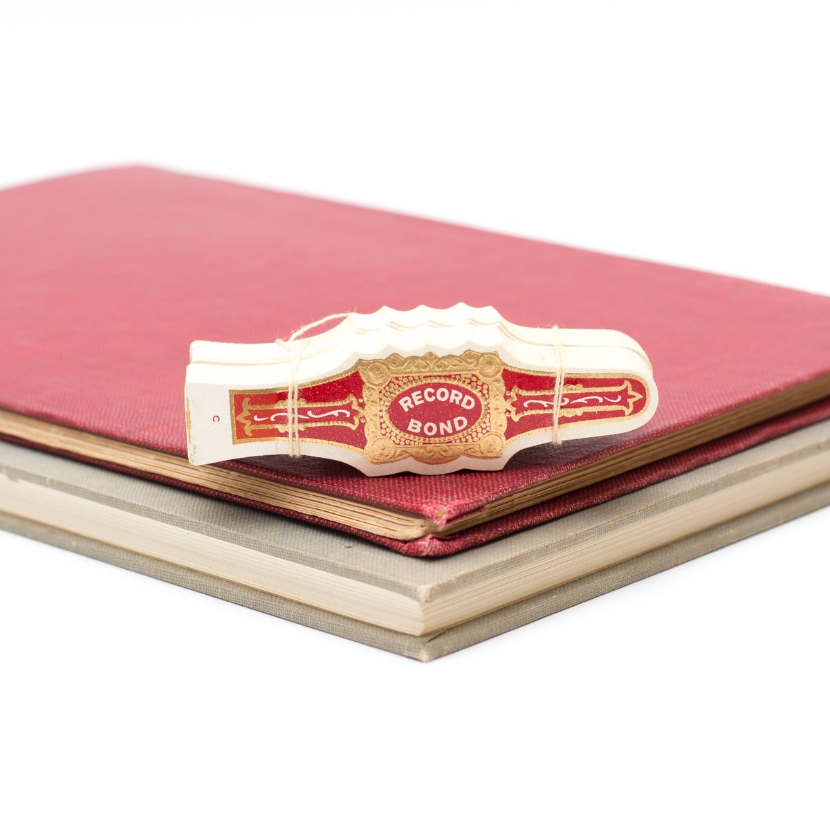 SaturdayAMVintage — Red Cigar Band Bundle - Record Bond