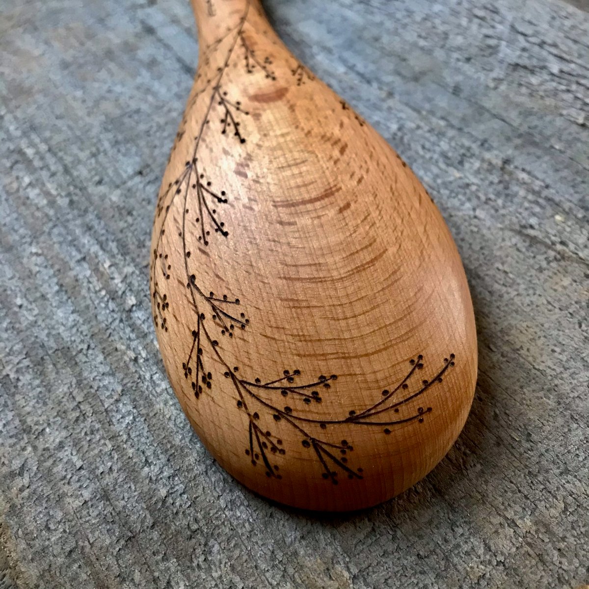 Twig Wooden Spoon | Everlongardener Handmade
