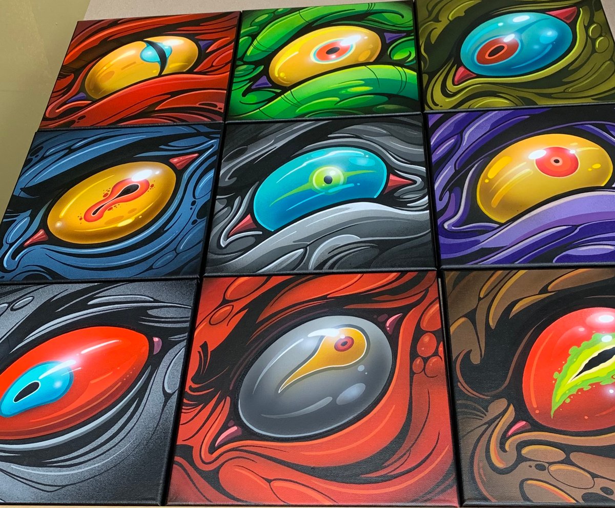 10x10 Eyes - “9 Eyes” series | Battle Damage