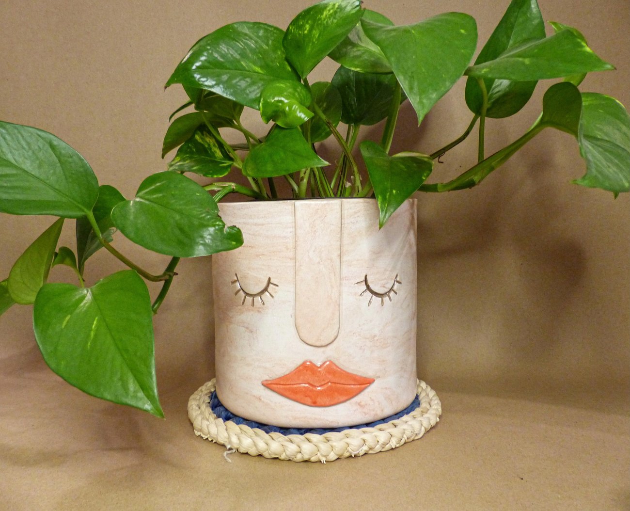 Portrait Face Pot - Custom | Homemade with Lindsay