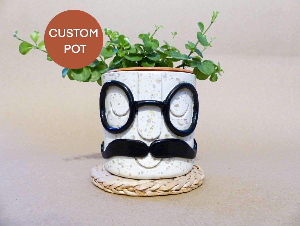 Portrait Face Pot - Custom | Homemade with Lindsay