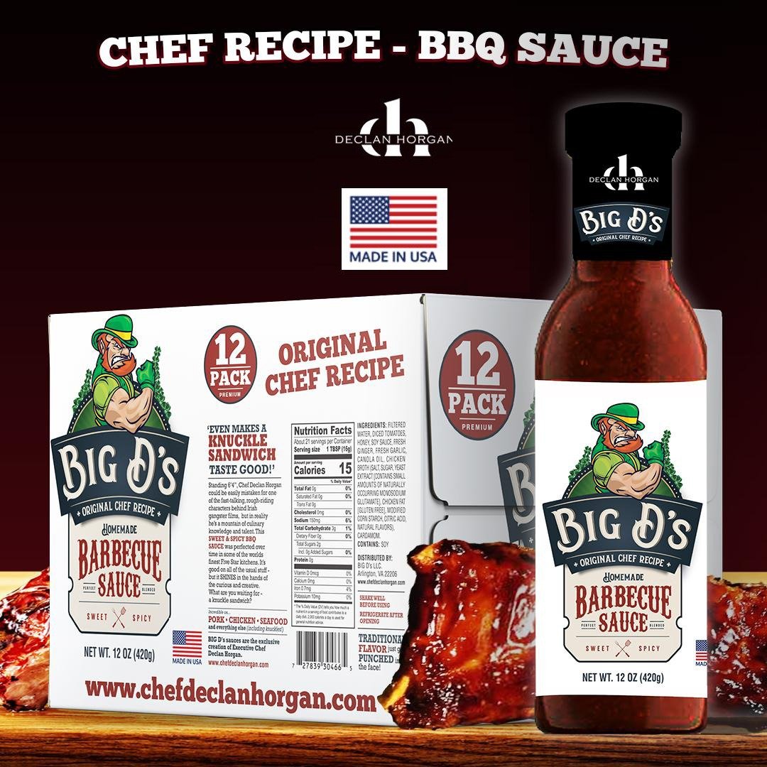 BIG D's BBQ Sauce (case) | chefdeclanhorgan
