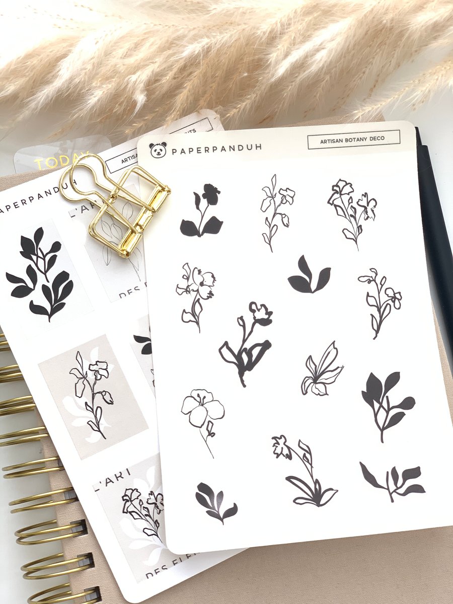 Artisan Botany Sticker Sheet | paperpanduh