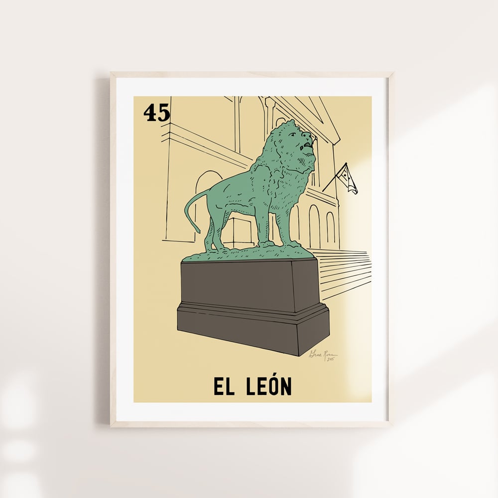 'El Leon' Print | Palante Works