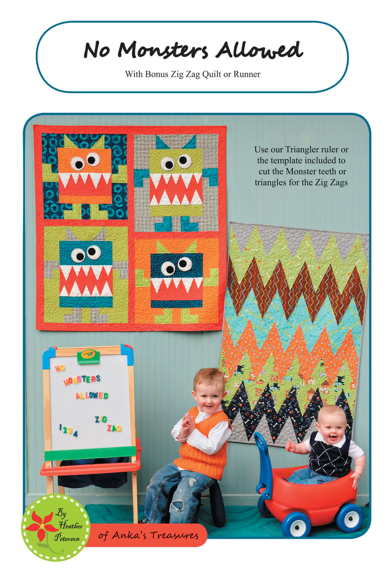 No Monsters Allowed PDF pattern | Anka's Treasures