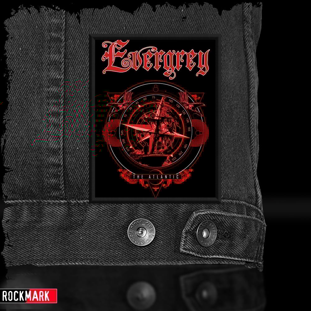 Evergrey "The Atlantic" Compass Printed Patch | ROCK MARK MERCH EUROPE