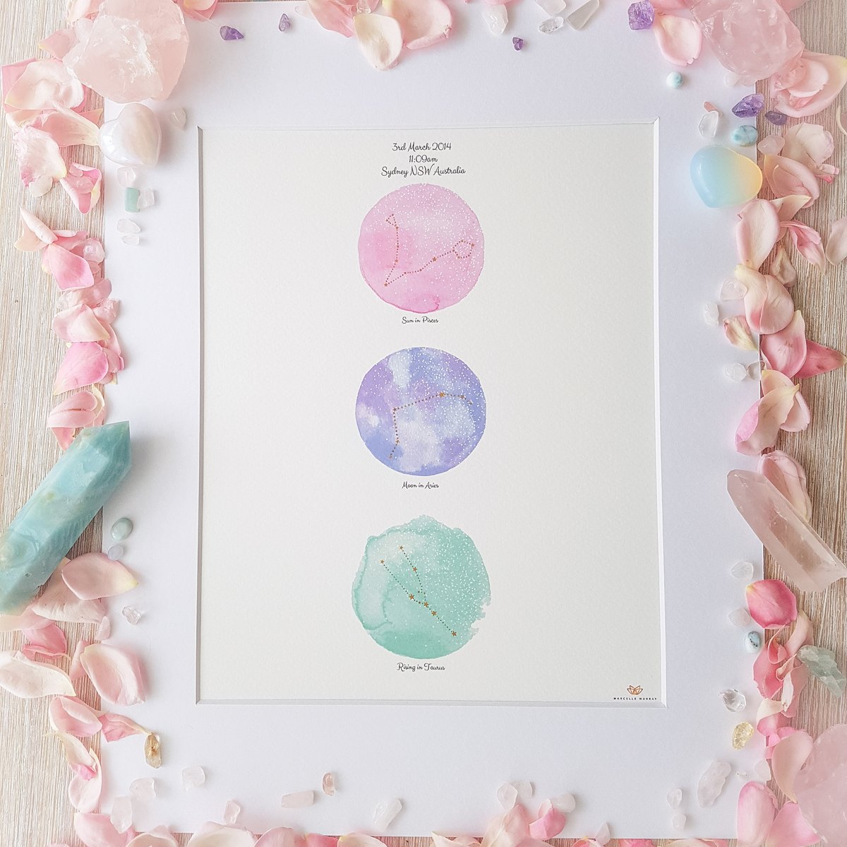 Birth Star Chart Lightcodes | Marcelle Murray
