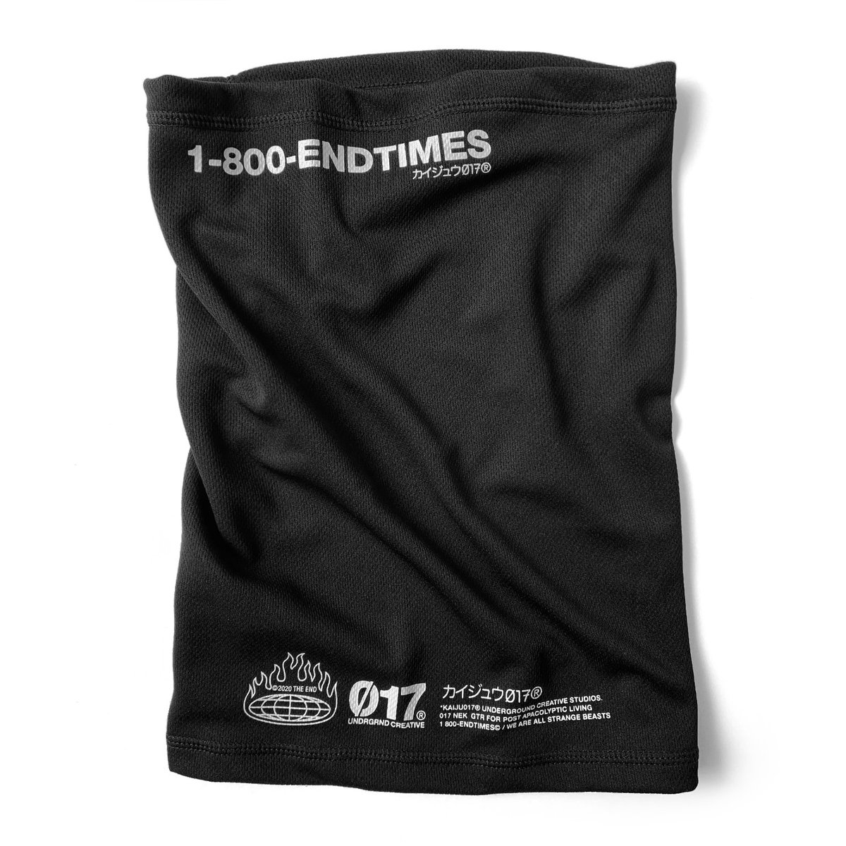 THE END_NINJA GAITER BLK | KAIJU017