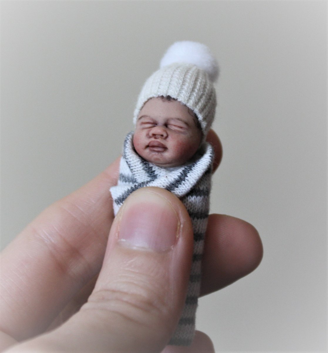 1:6 OOAK Miniature Bundle Baby Boy #19 | YivArtDolls