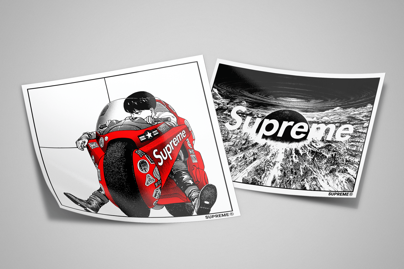 Akira Anime Supreme Sticker Pack, Limited Edition (8 pcs inside ...