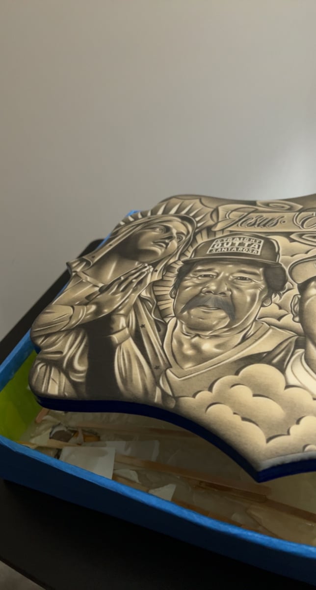 Large Wood Scroll Frames | J's Art Studio