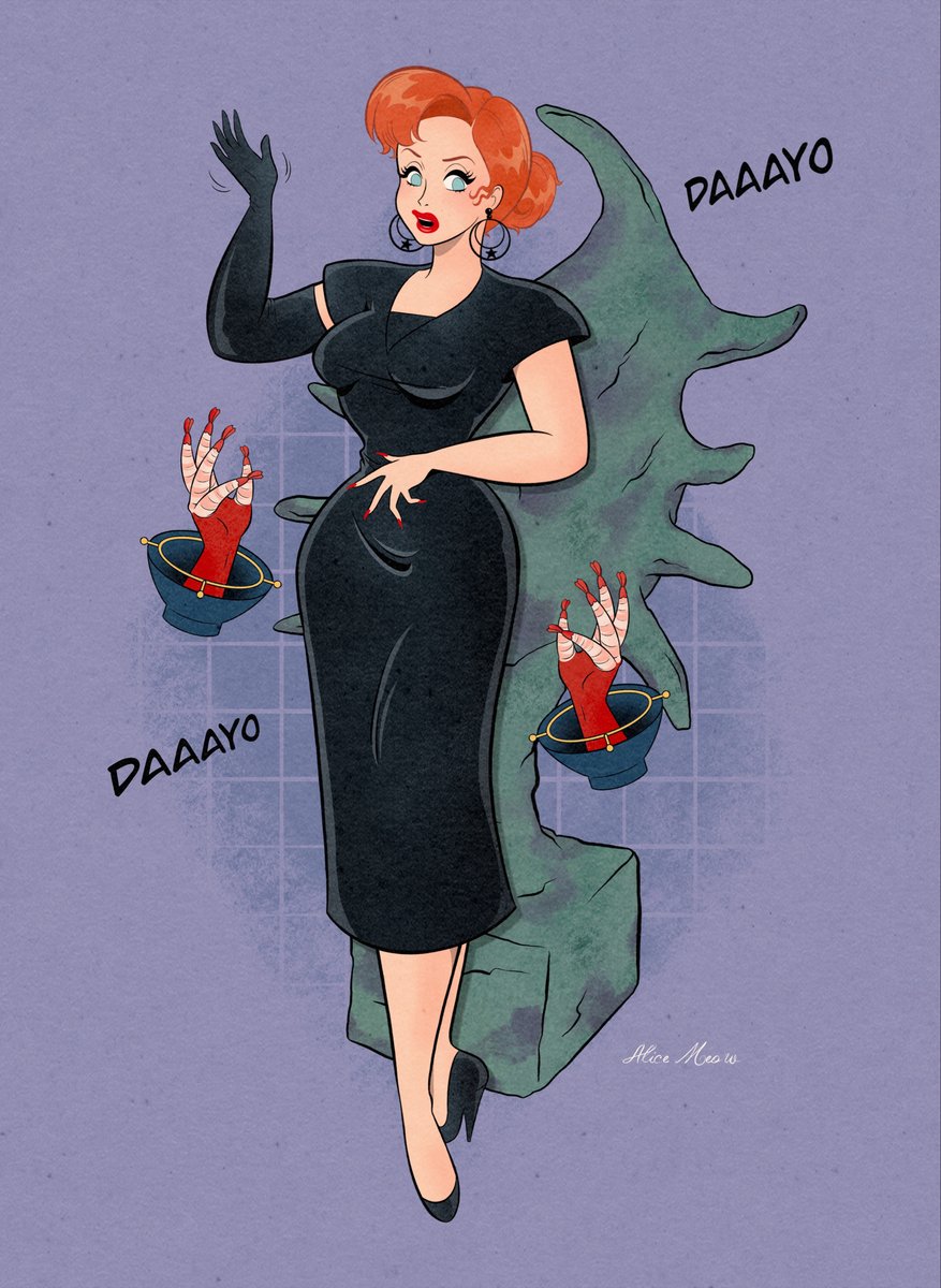 Delia Deetz Print | Art By Miss Alice Meow