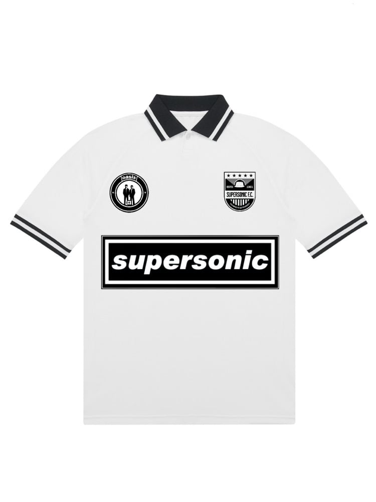 oasis football tee white limited edition | Mamaestablished