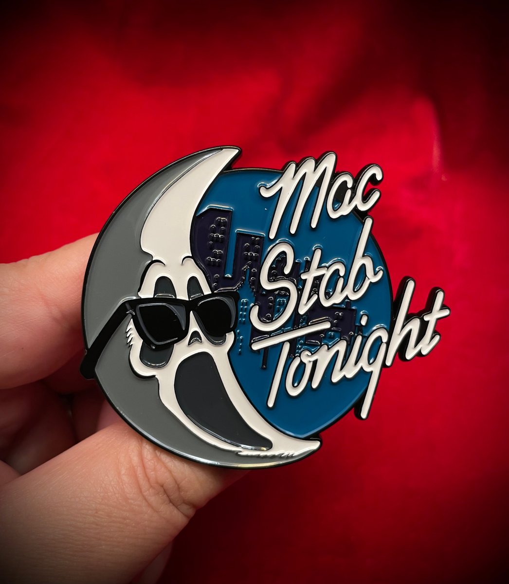 Mac Stab Tonight Enamel Pin | Lucky Hellcat