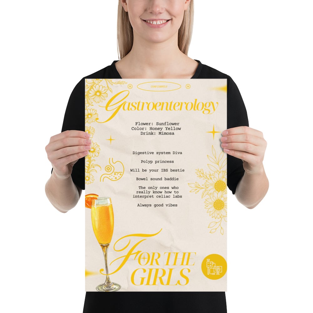 12x18 GI POSTER - FOR THE GIRLS | Confidently PA-C