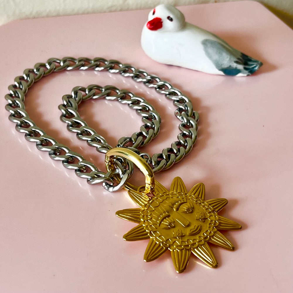 XL Gold Sun Chunky Chain / Penny Foggo