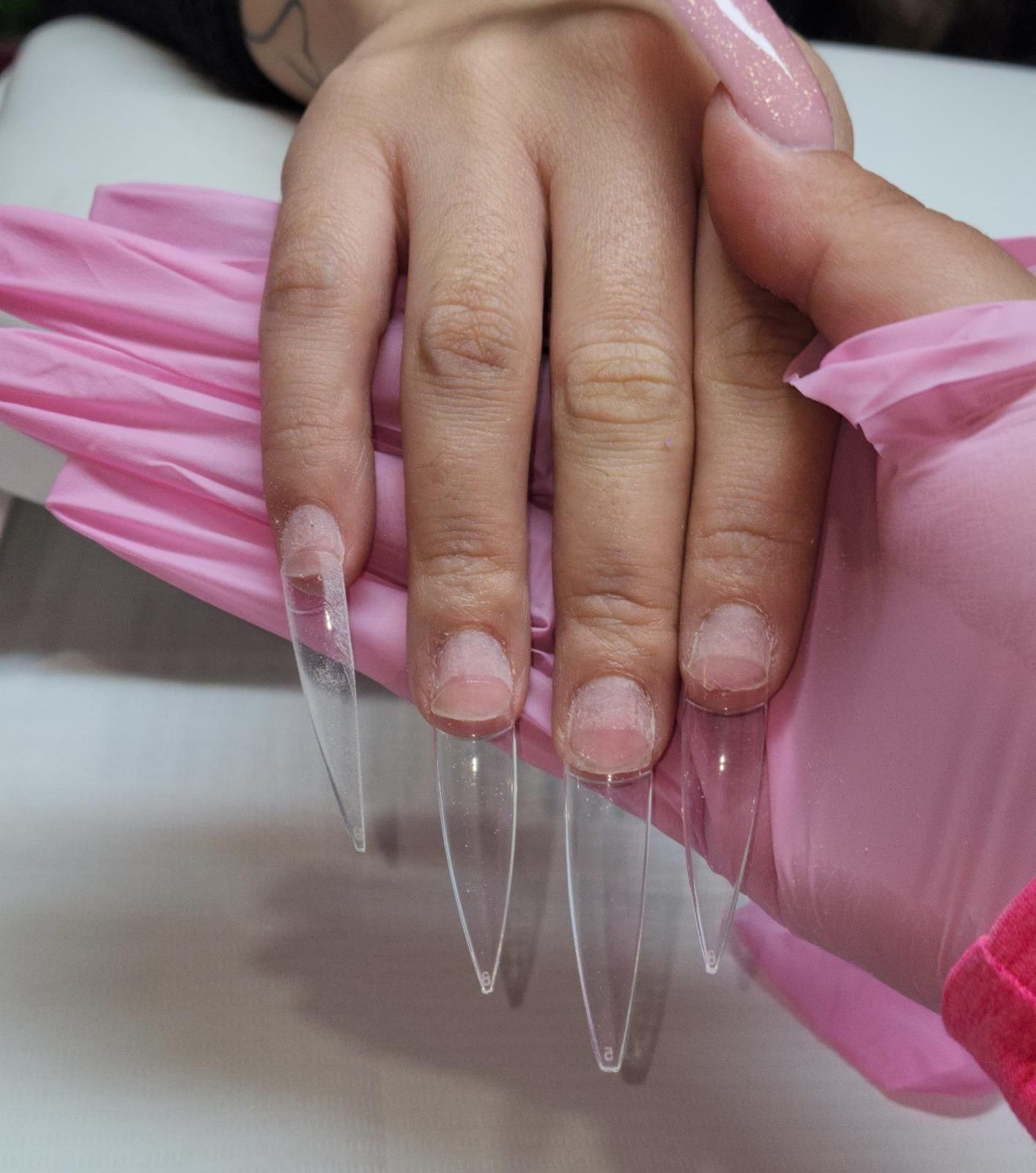 2XL Full Well Stiletto Tip ( for practice hand, 500 Pcs) | Zulay's Nails