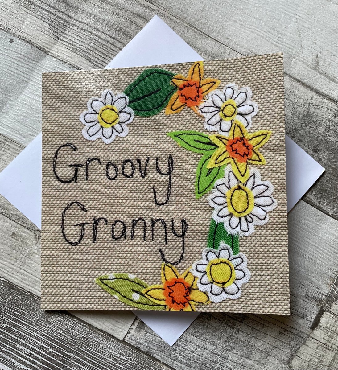 Groovy Granny Floral Card | Jo Bo Designs