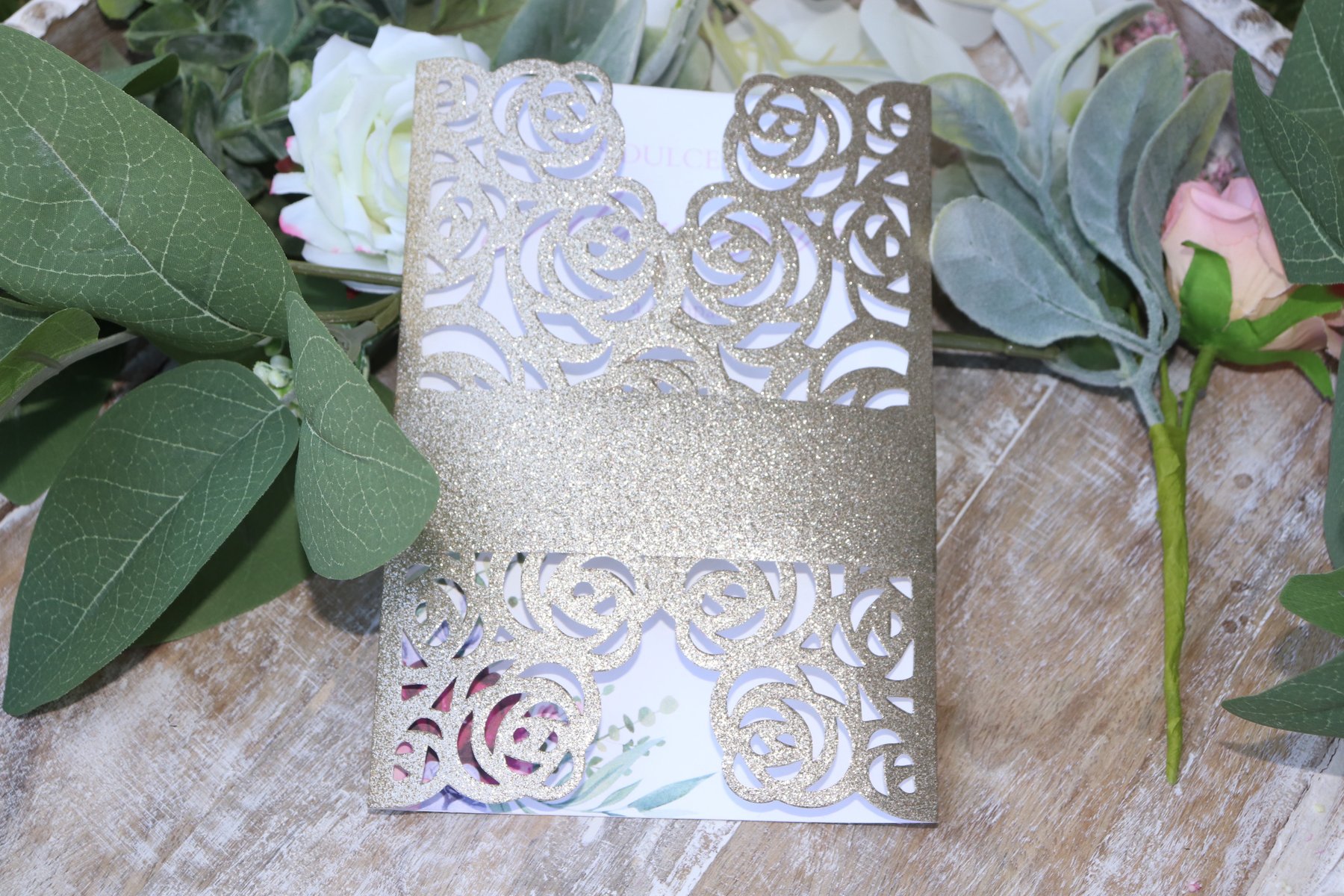 Rosette Invitation Die # 162 | Lizzyfab Creations