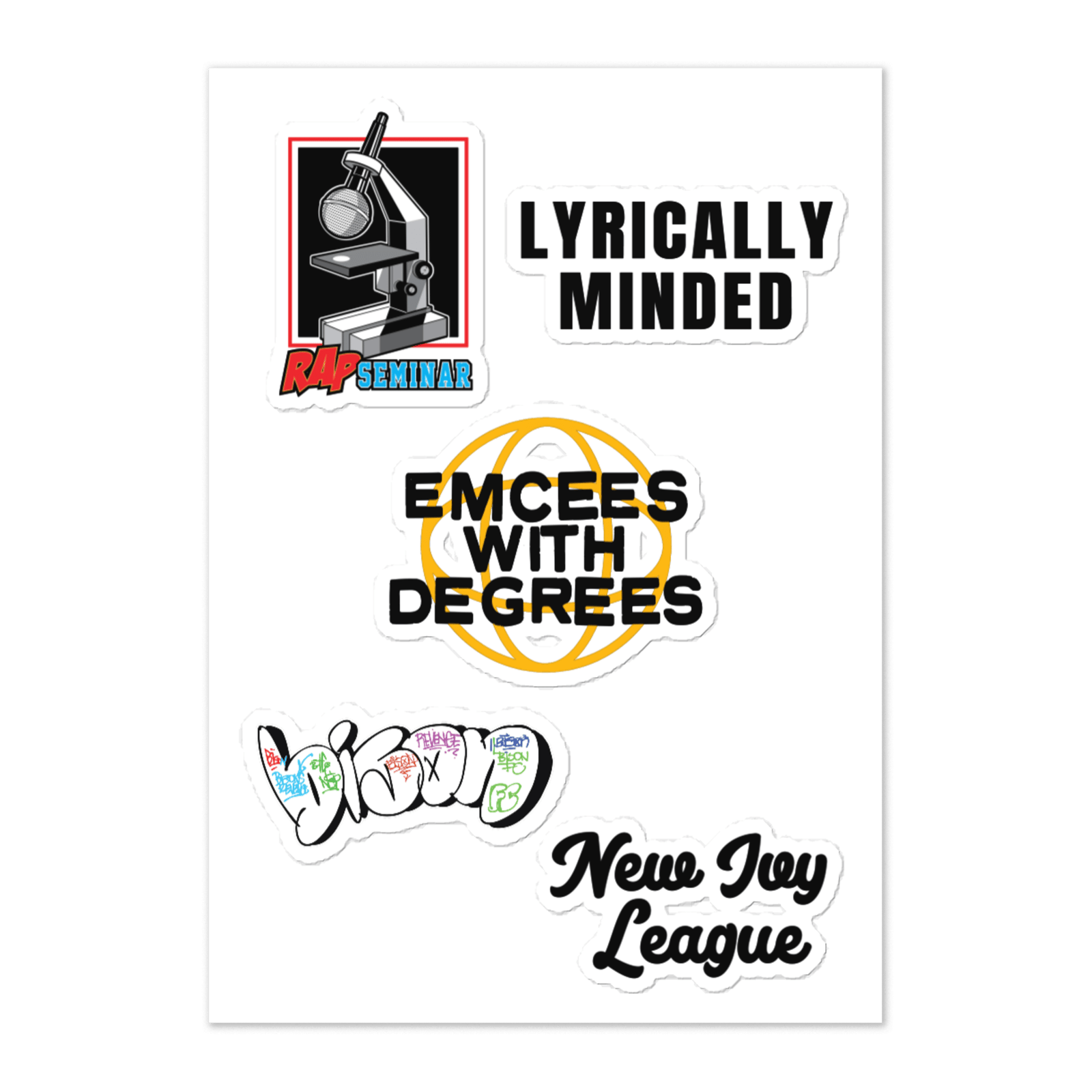 Rap Seminar Sticker sheet | RAP SEMINAR
