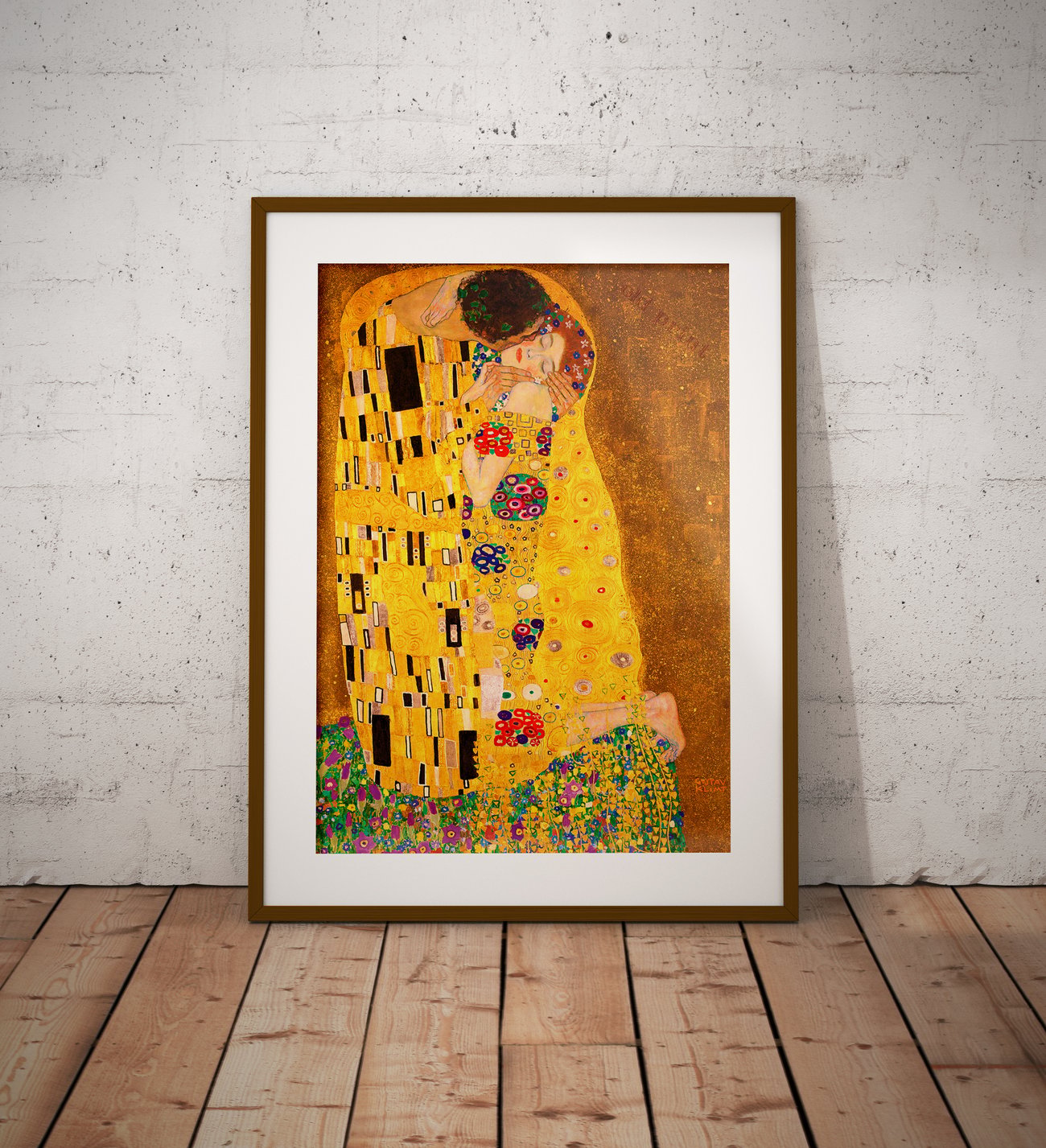 The Kiss (Der Kuss) | Gustav Klimt | 1907 | Wall Art Print | Vintage ...