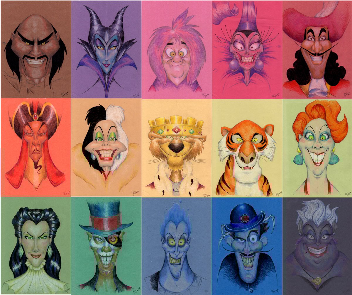 Villains Art Prints Set | Bevis Musson