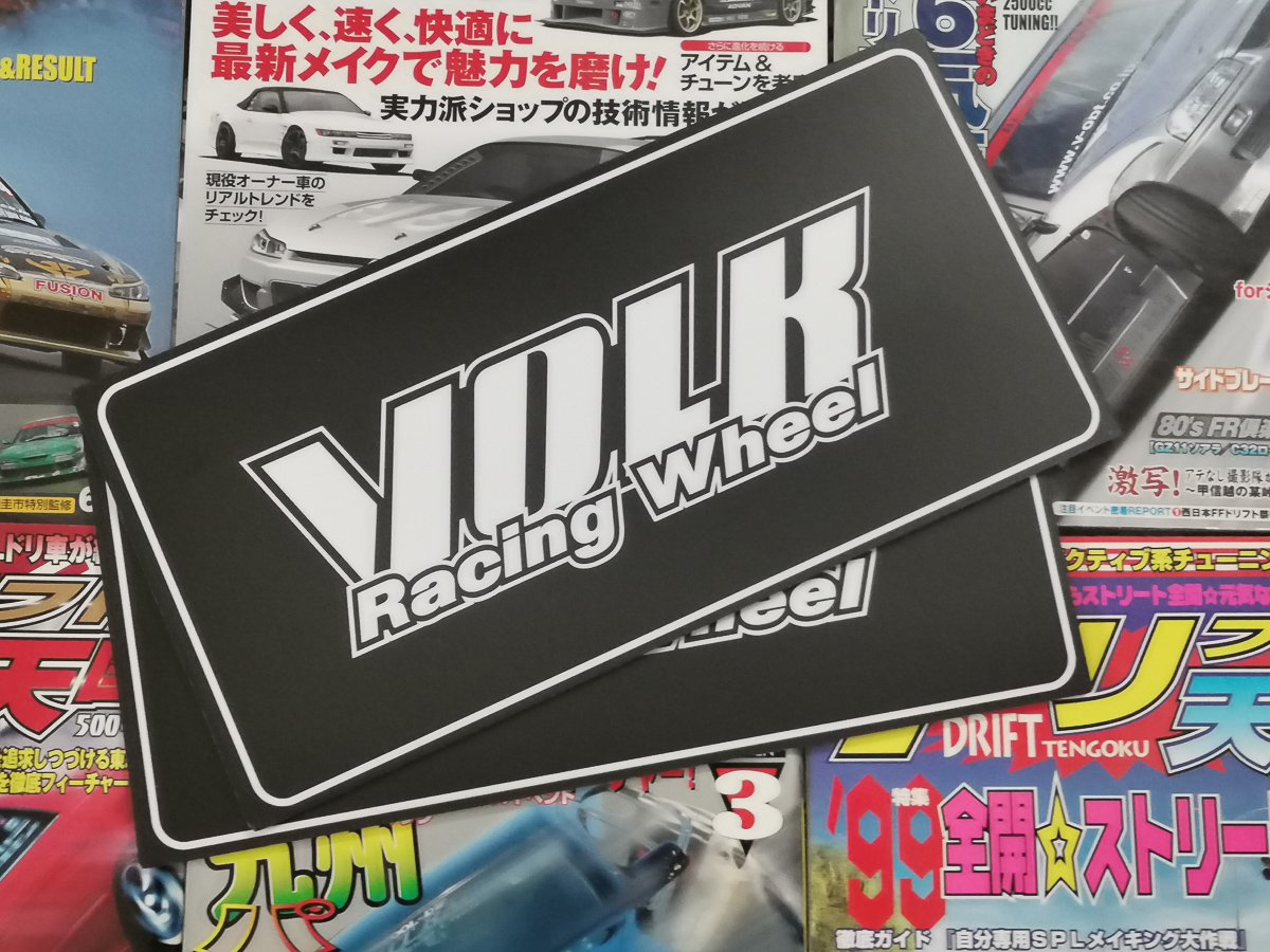 VOLK Racing Wheel License plates | japanREVIVE
