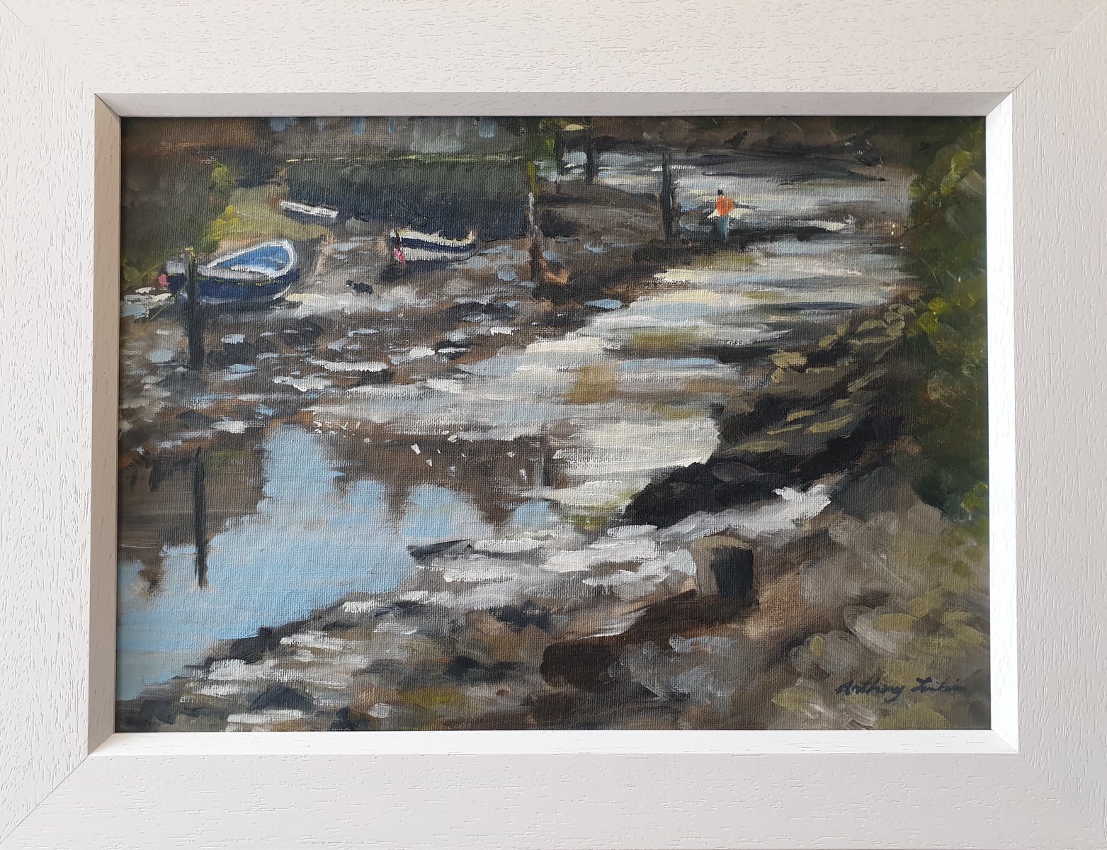 Anthony Fountain "Sparkling Light, Staithes Beck" | The Little Red Gallery