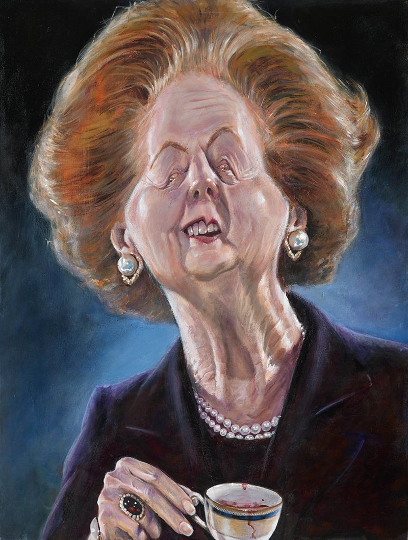 Margaret Thatcher – Mounted Art Print (Large) | Derren Brown