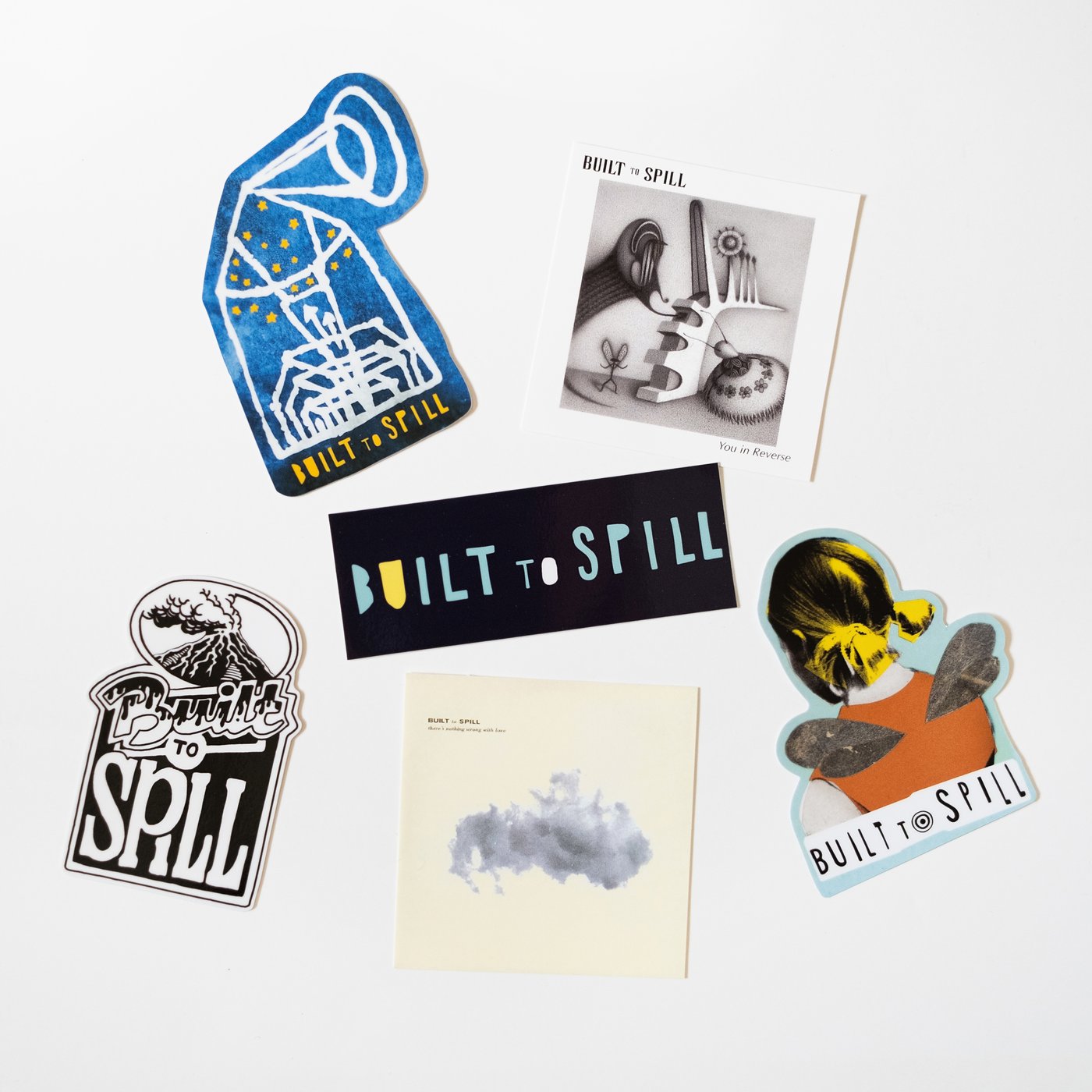 Built to Spill Sticker Set | Built to Spill