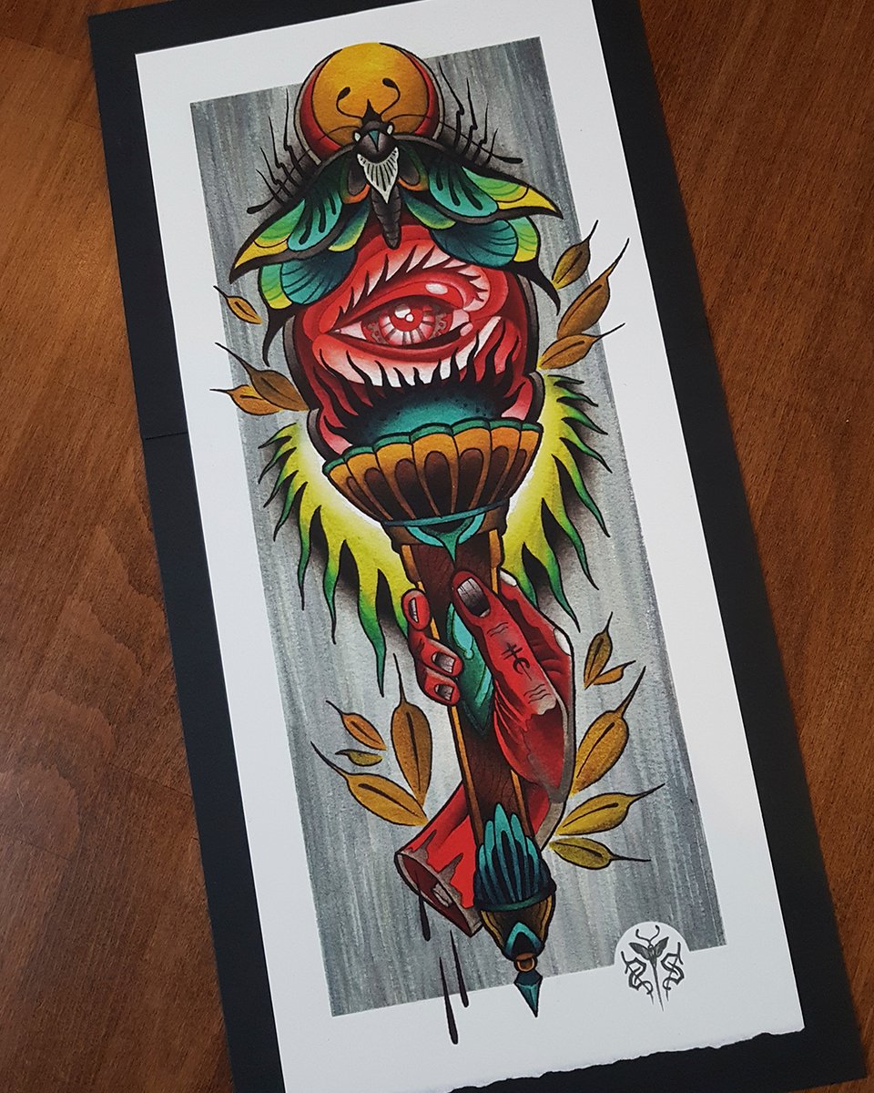 Fine Art Print "TORCH" | Argus Tattoo