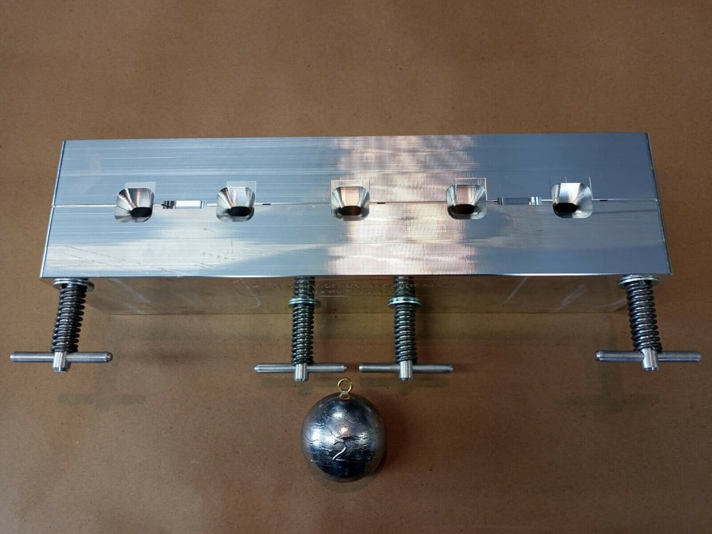 2 LB Cannon Ball Deep Drop Weight Mold ( 5 Cavity ) | Lake Side Molds ...