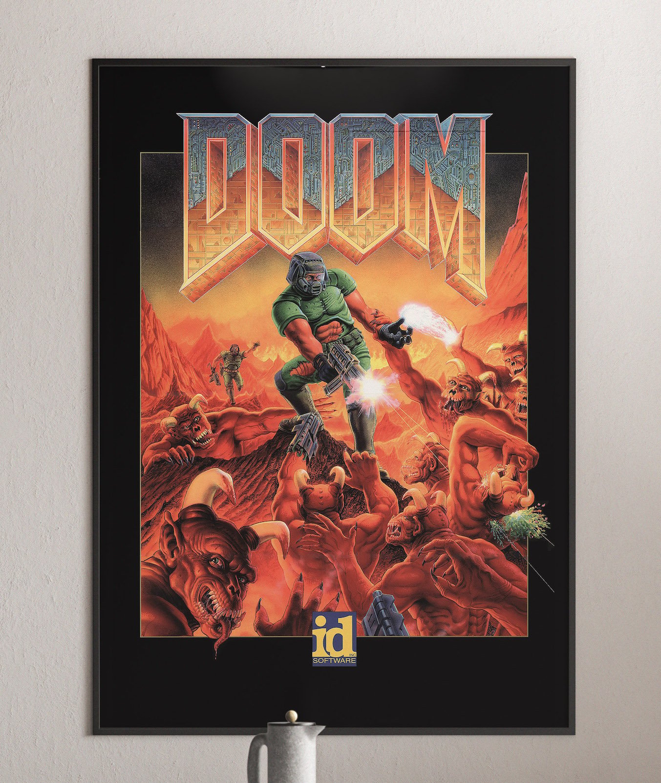 Doom 1993 Original Game Poster, Doomguy Wallpaper | Architeg Prints